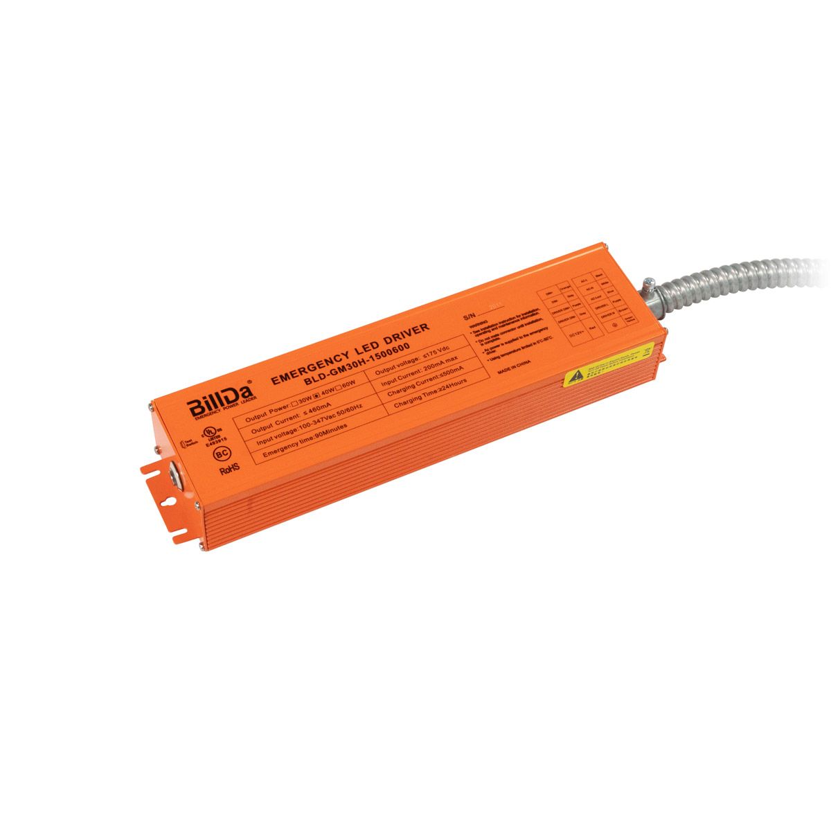 40W Constant Power High Bay LED Emergency Driver 40W Constant Power High Bay LED Emergency Driver