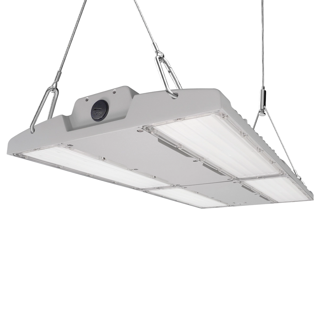 200W Linear LED High Bay, Swappable Optics, Ceilings 20 to 30 ft