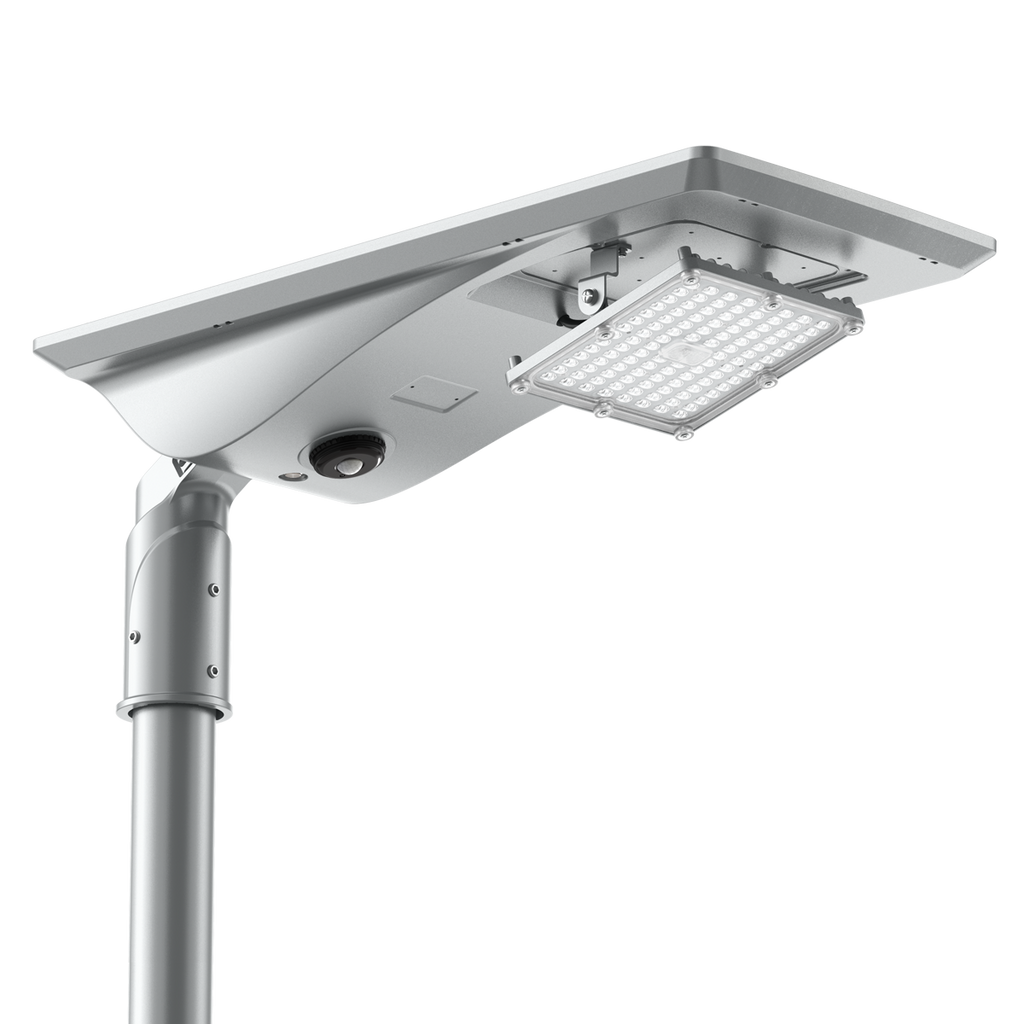 30W Solar LED Area Light with Lens Tilt