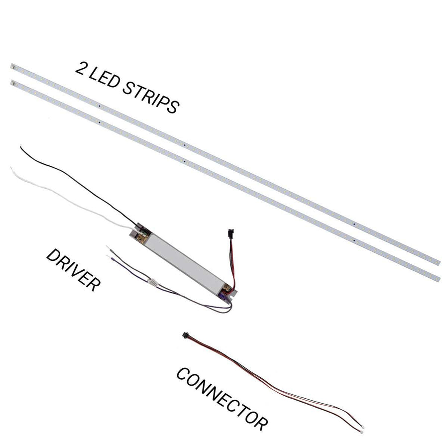 4ft Dimmable Magnetic Linear LED Retrofit Kit