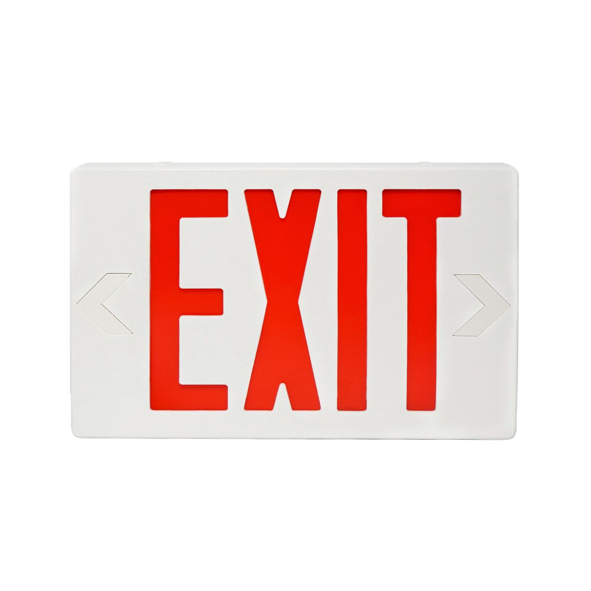 Standard LED Exit Sign with Red Letters