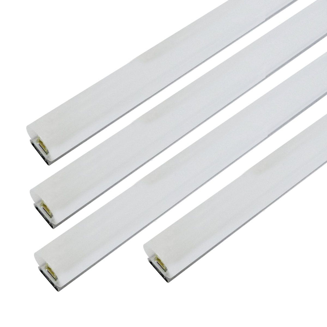 Retrofit 8 Ft White Fluorescent Light Fixtures With Led Kit | Shelly Lighting